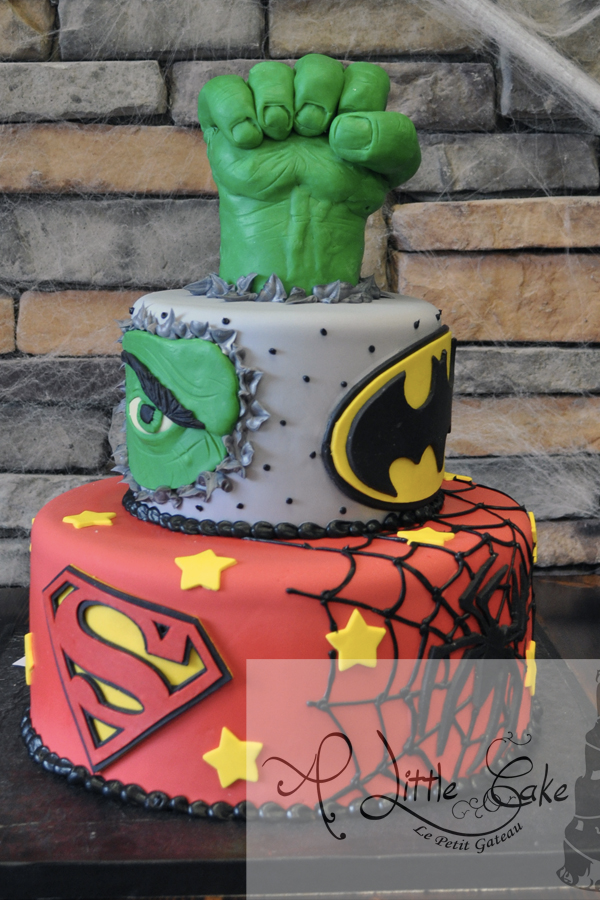 C103 – Superhero Custom Cake With Hulk Fist