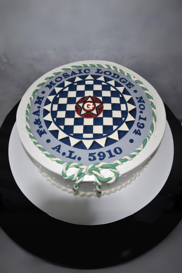 C106 – Personalized Organization Custom Cake