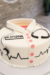 Doctor’s Lab Coat Graduation Cake