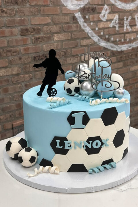 Soccer Ball Birthday Cake